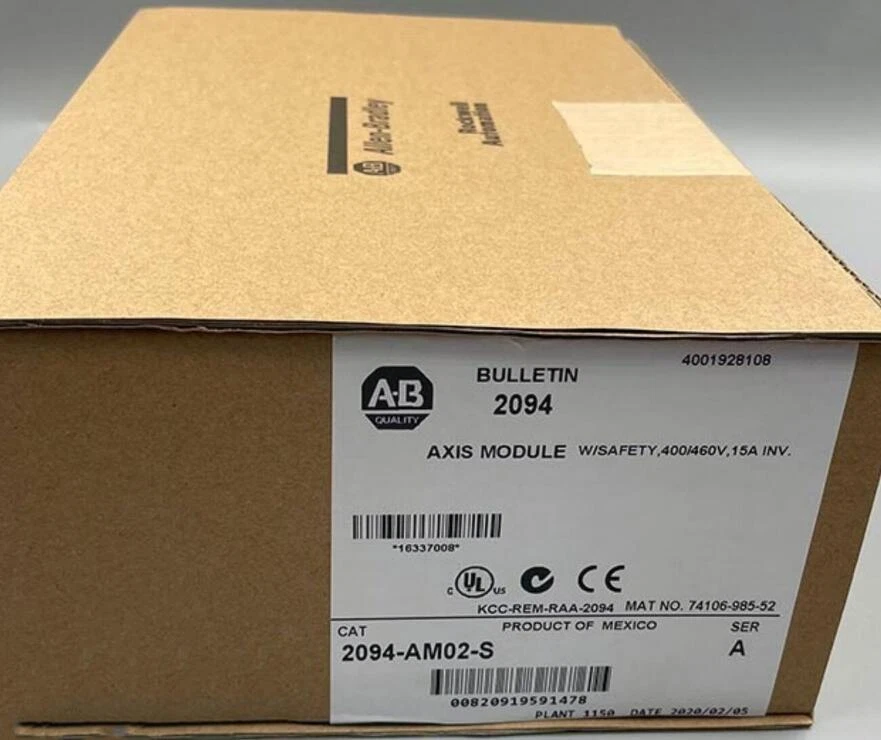 1P NEW Allen Bradley 2094-AM02-S /A Kinetix Axis Module 200/230V 15A ...