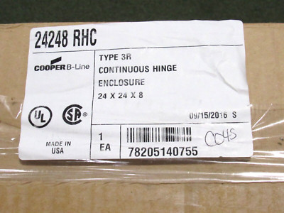 Cooper Eaton 24248 RHC B-Line Series Type 3/3R Panel Enclosure [CTOKT ...