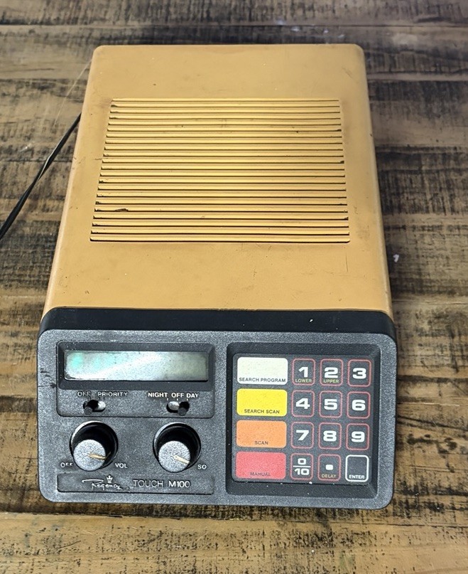 Vintage Regency Touch M100 Scanner VHF/UHF Receiver/Scanner Untested | eBay