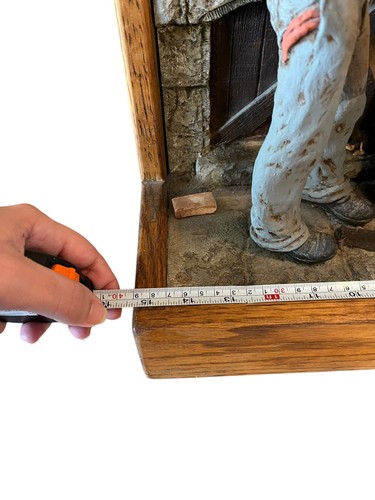 MICHAEL GARMAN Cityscape Sculpture Diorama Man In Alley Yesterday News ...