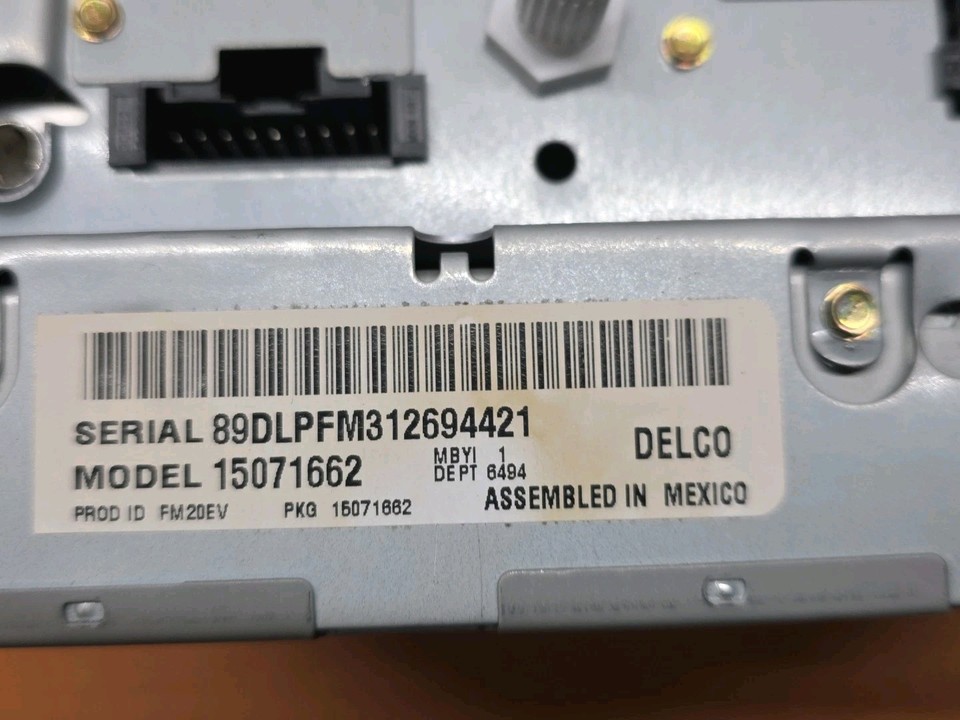 1996-2002 CHEVY BLAZER S10 CD PLAYER RADIO Delco Tested | eBay