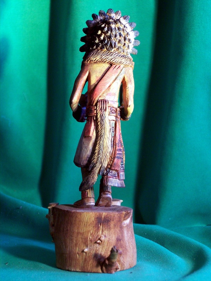 Hopi Kachina Doll - Tawa, the Sun Kachina by Elgean Joshevama - Superb ...