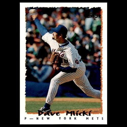 Dave Mlicki Rookie #46T 1995 Topps Traded - Rookies New York Mets ...