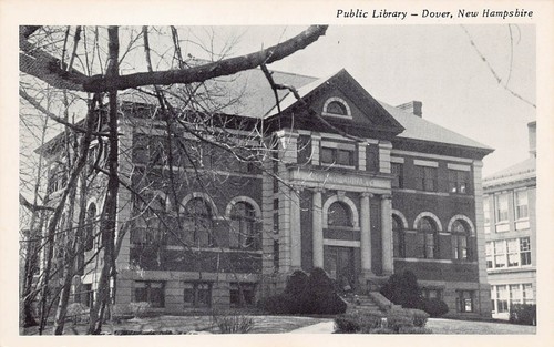 Dover NH New Hampshire Public Library Locust St Vtg Postcard A48 | eBay