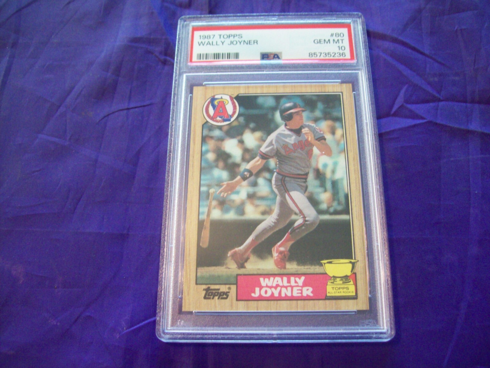 1987 TOPPS #80 WALLY JOYNER ROOKIE CARD PSA 10 | eBay