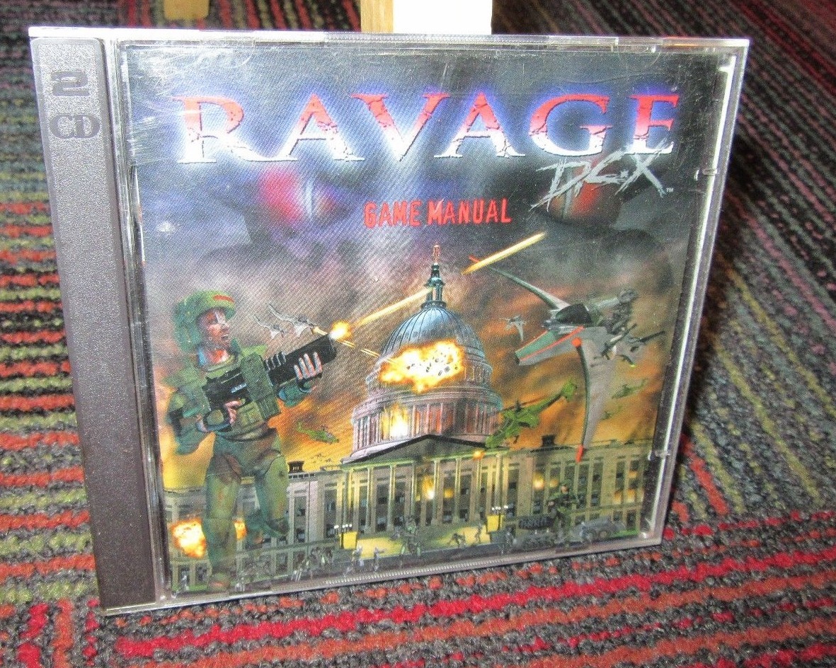 RAVAGE D.C.X 2-DISC PC CD-ROM GAME FOR WIN 95, INSCAPE RAINBOW STUDIOS ...