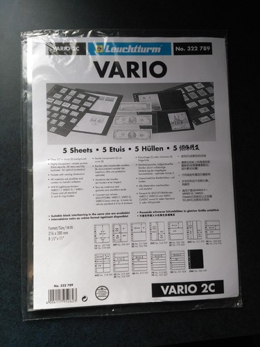 New Lighthouse Vario 2C / 5-Pages Pack For Stamp Collector Album, Free ...