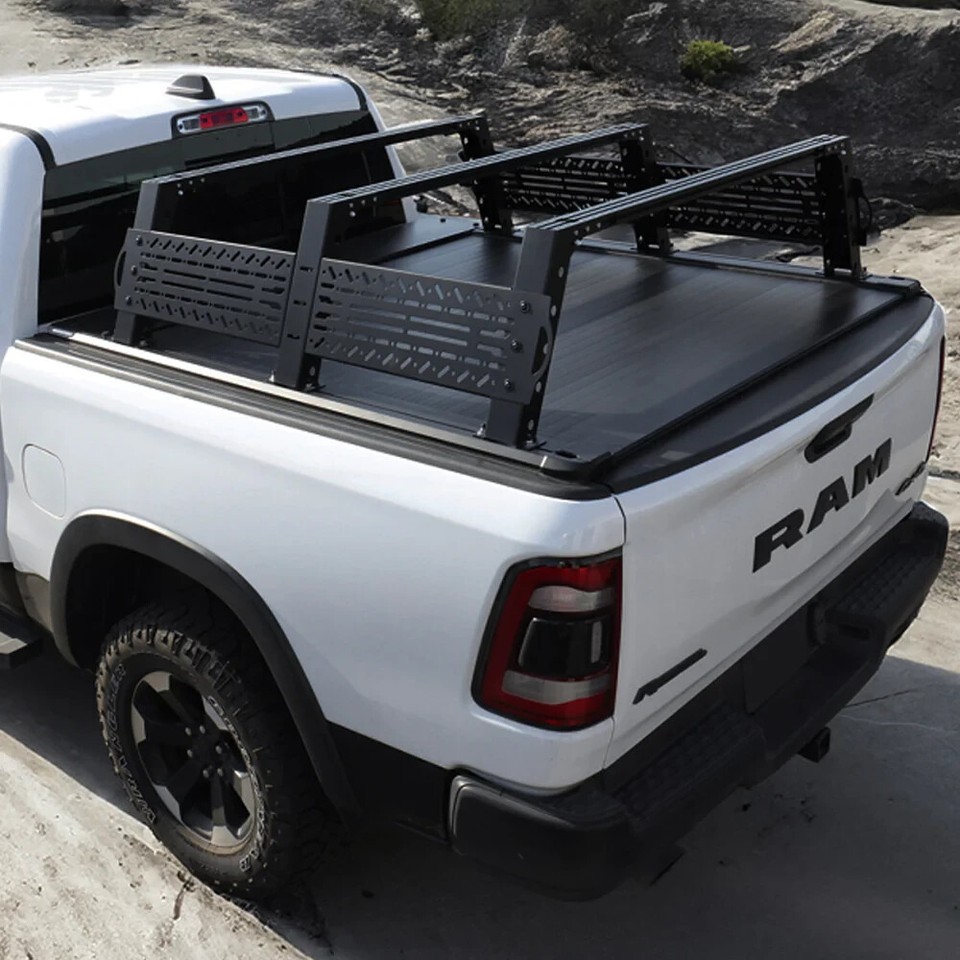 Syneticusa Length Adjustable Mid Height Truck Bed Rack System ...
