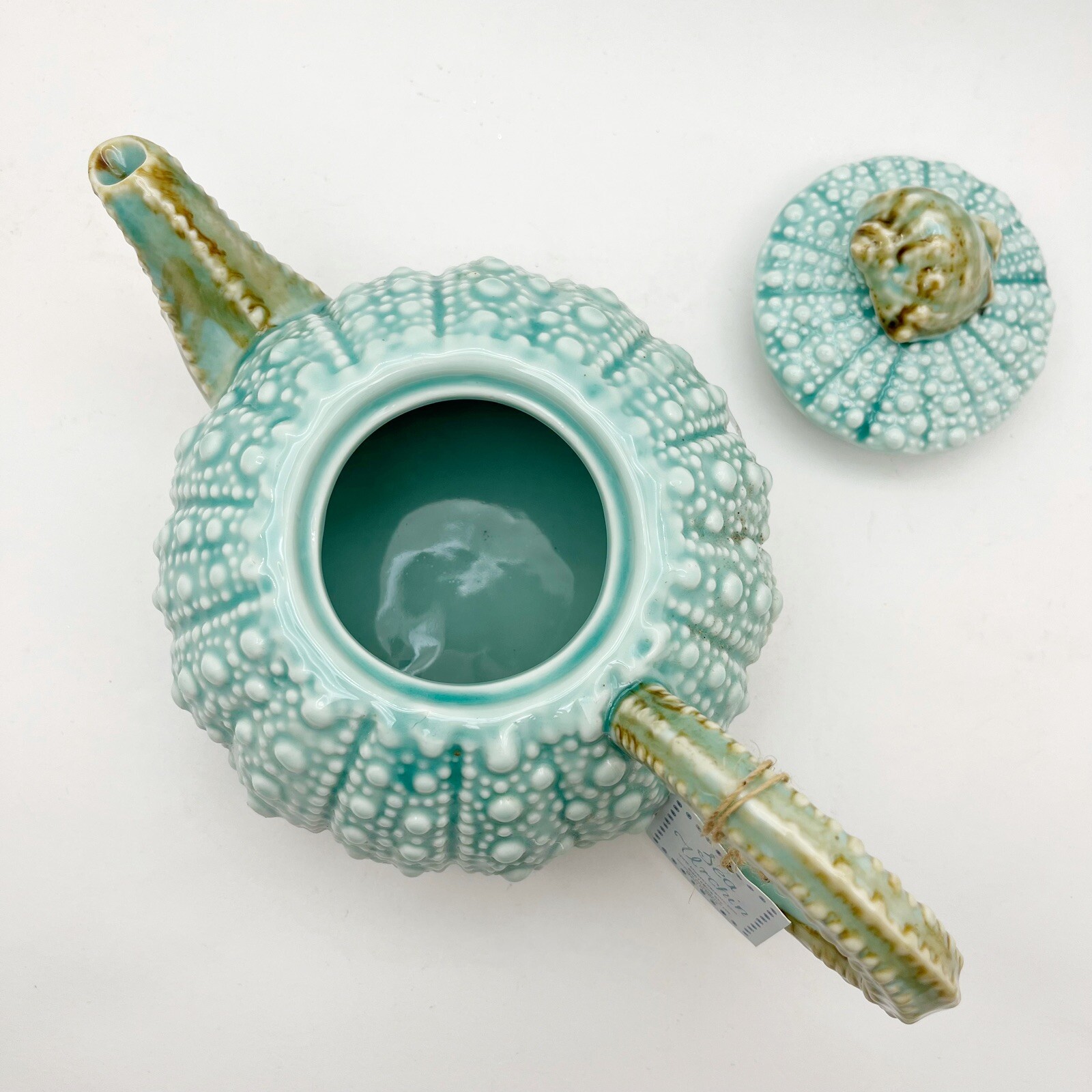 BLUE SKY Ceramics SEA URCHIN Teapot |Turquoise Beach Ceramic Teapot | 4 ...