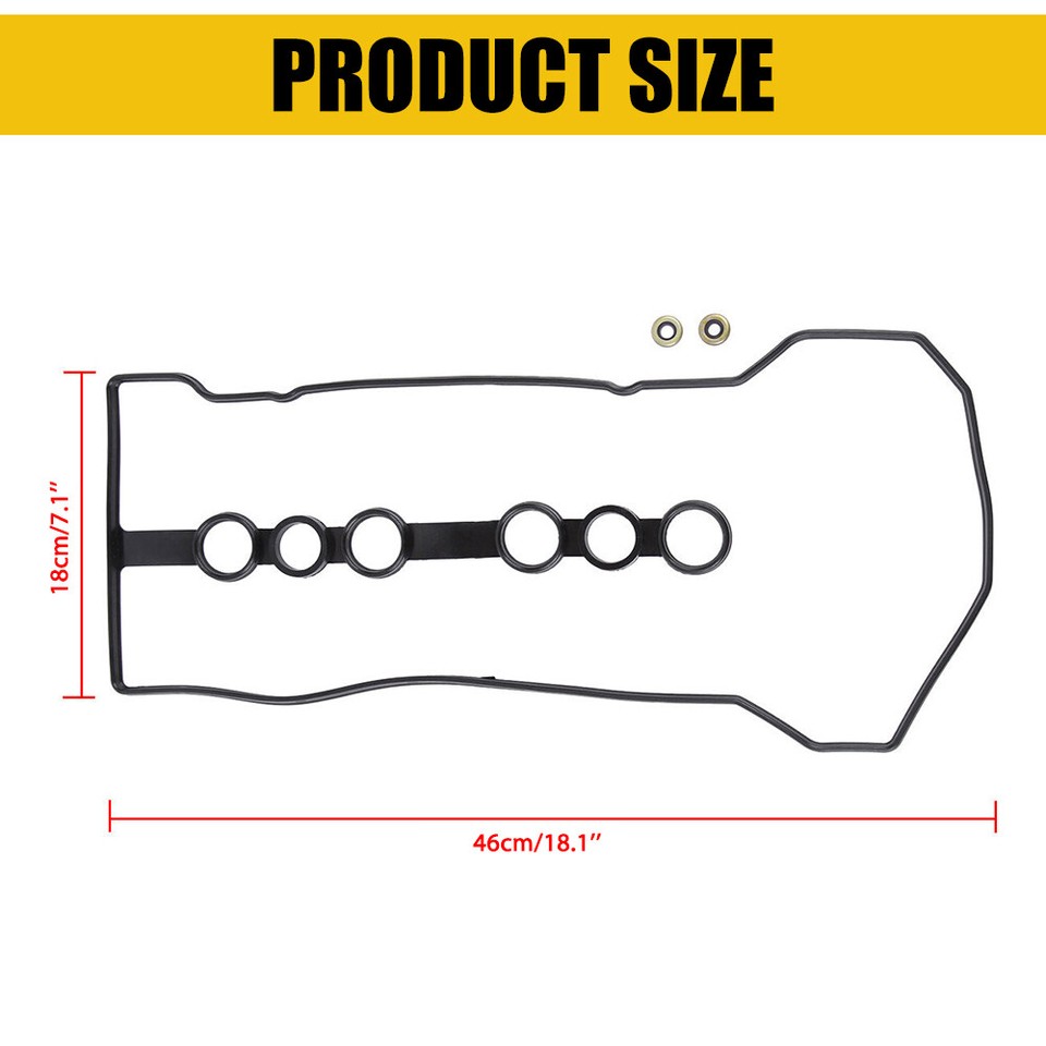 OEM Engine Valve Cover Gasket Set 90210-06013 For Toyota Corolla 2000 ...