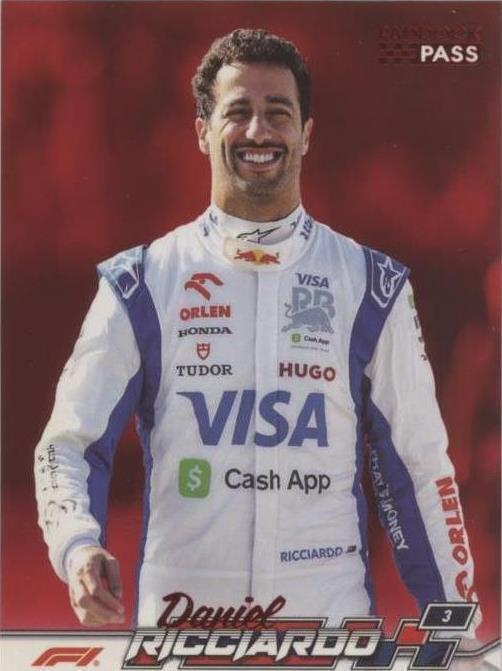2024 Topps Paddock Pass Formula 1 - Daniel Ricciardo #18 Red Foil for ...