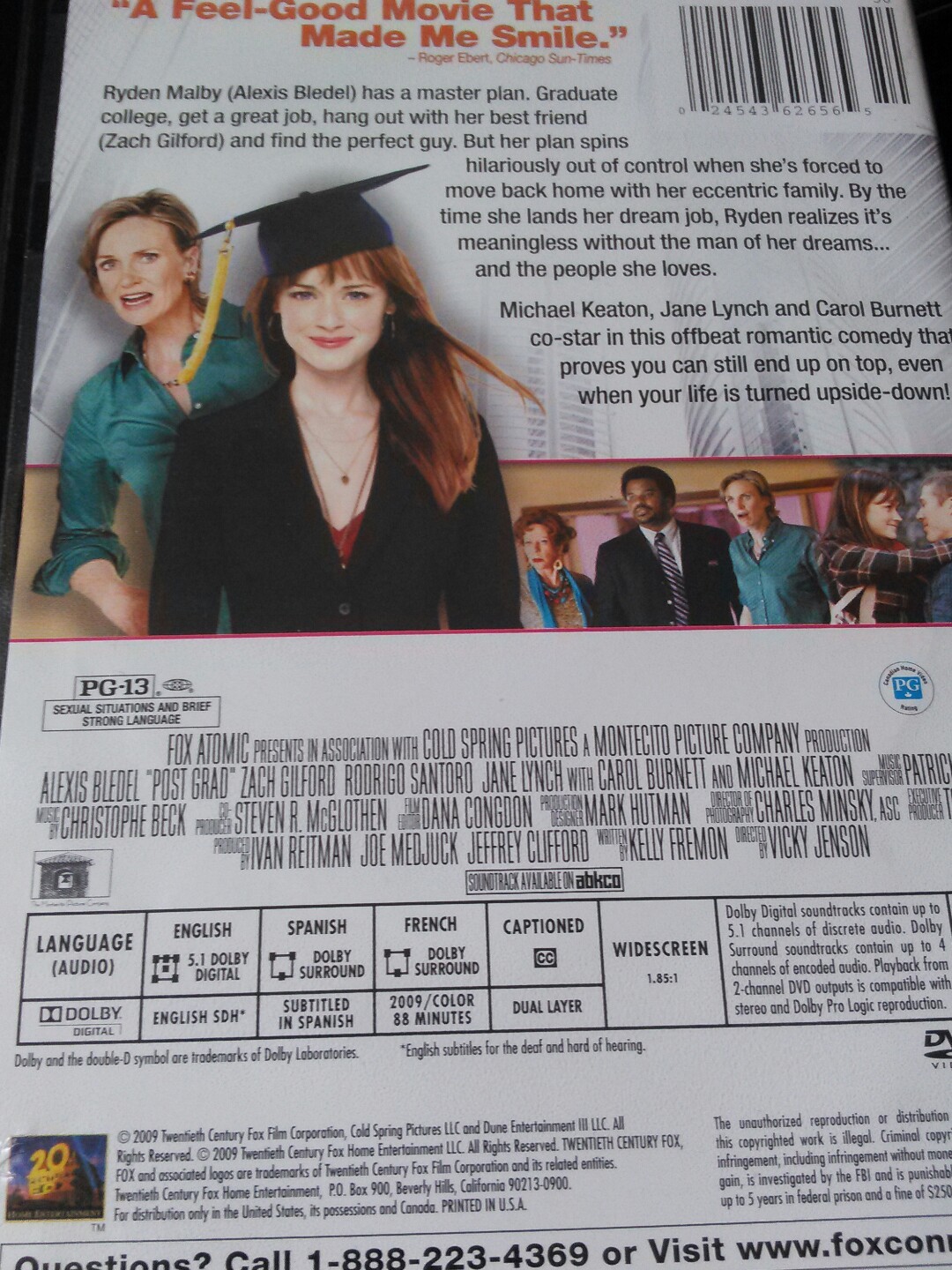 Post Grad DVD Video Movie | eBay