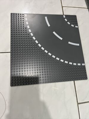 Lego Part 44342 (1pc) Baseplate 32x32 10”x10” Road Driveway Dark Bluish ...