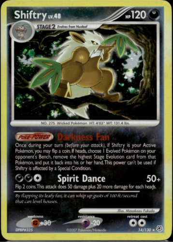 Shiftry 14/130 Holo Diamond & Pearl Base Pokémon Card LP | eBay