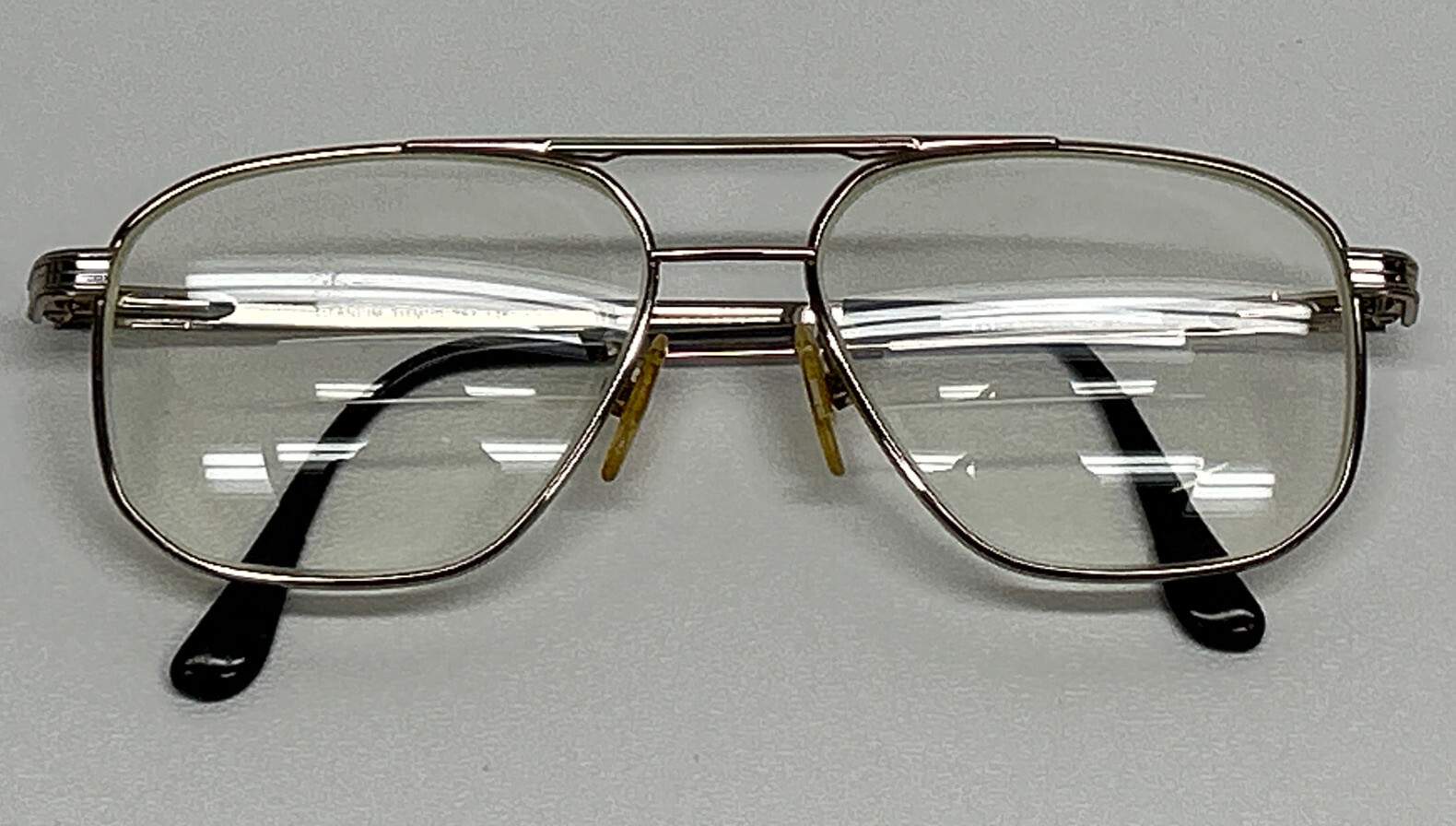Vintage Aviator/Pilot Eyeglasses, Titanium Titmus Z87… - Gem
