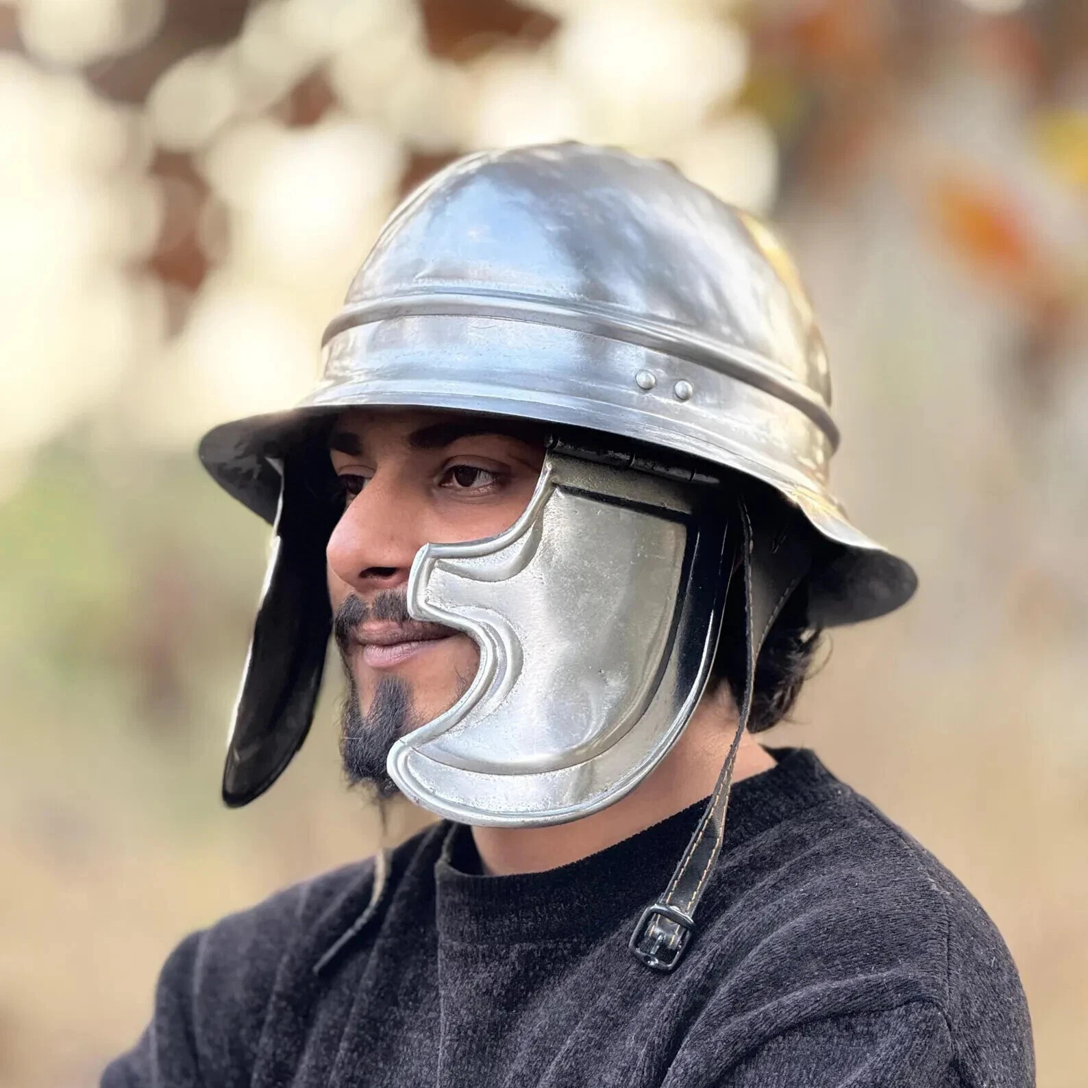 Medieval Knight Celtic Port Bei Nidau Helmet- Knight Warrior Roman ...