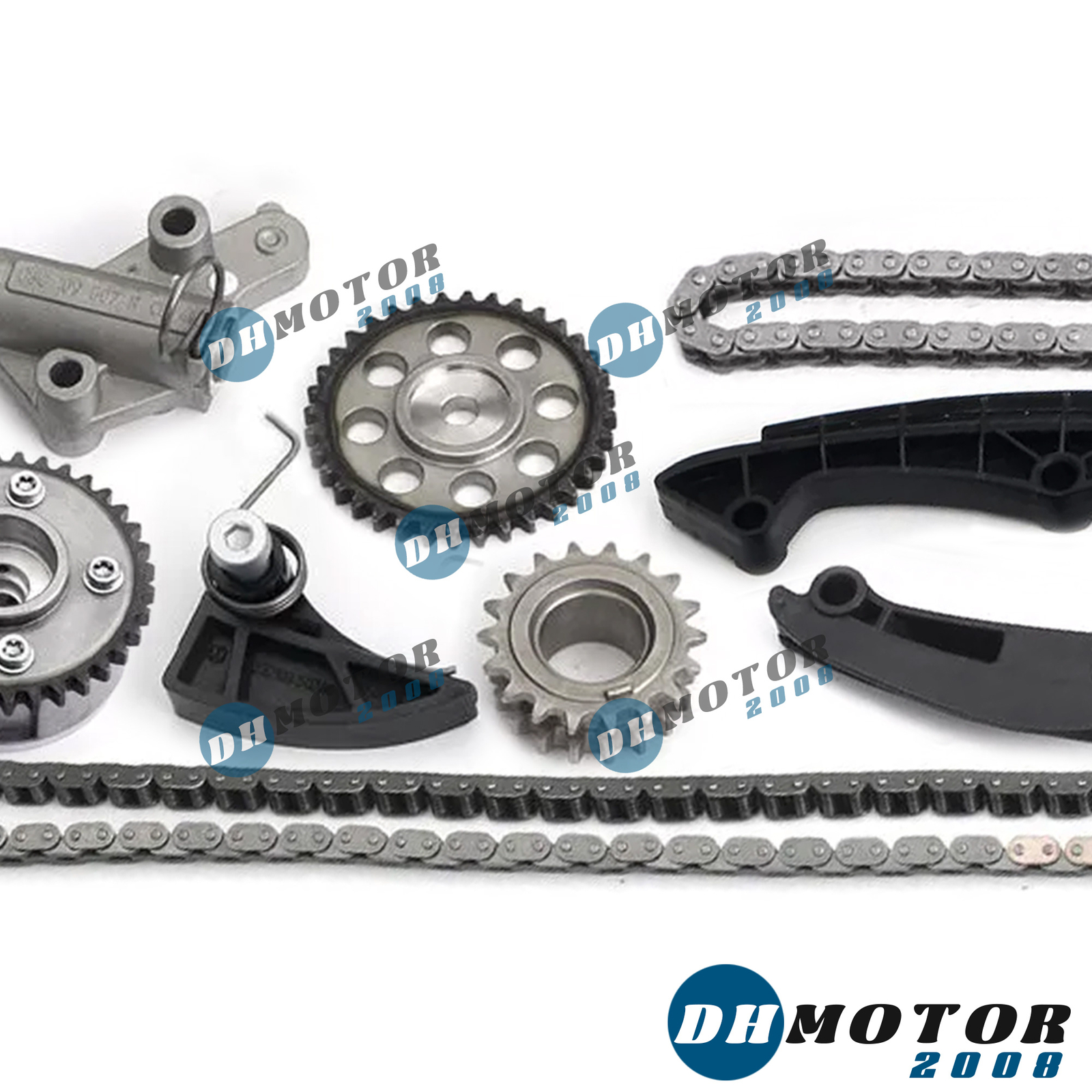 9Pcs Timing Chain Tensioner Adjuster Unit Kit For VW AUDI SKODA SEAT 1. ...