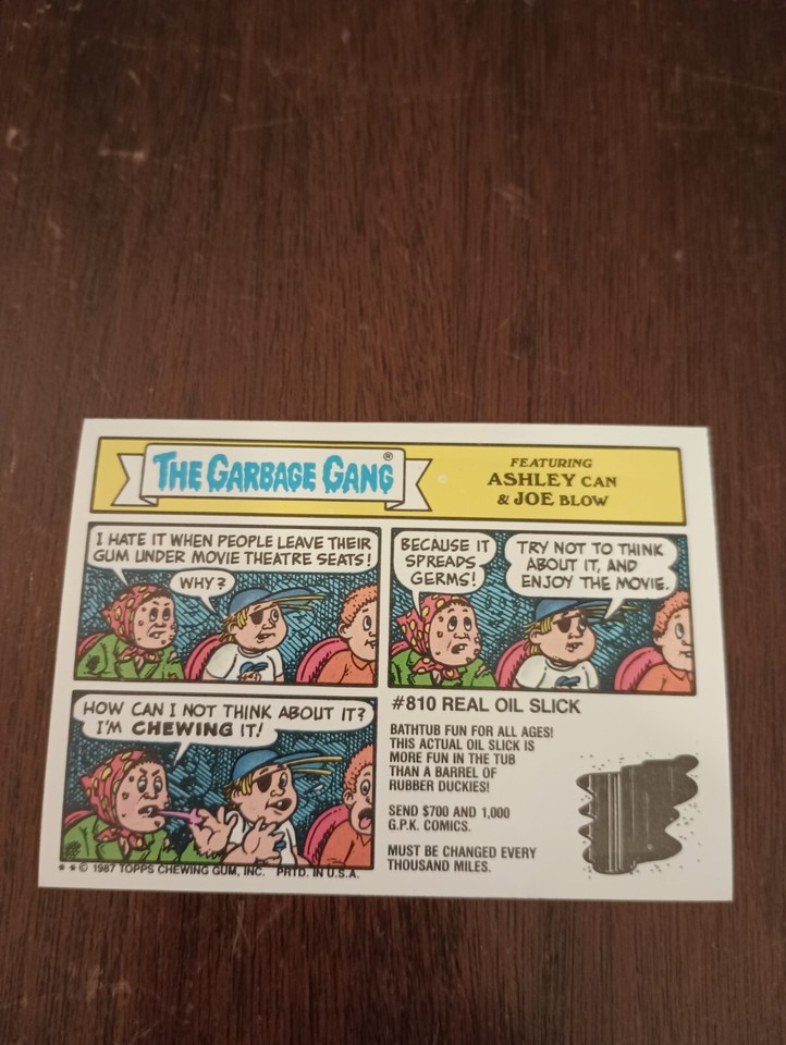 1987 Topps Garbage Pail Kids (10th Series) #381b Lean Jean (MINT) | eBay