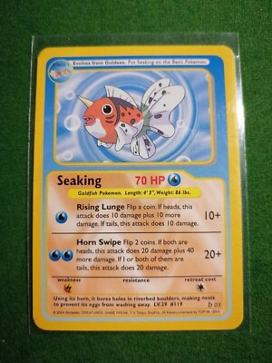 FUNSKOOL Seaking b03 Rare Indian Black Hole Pokemon Card - Multibuy ...