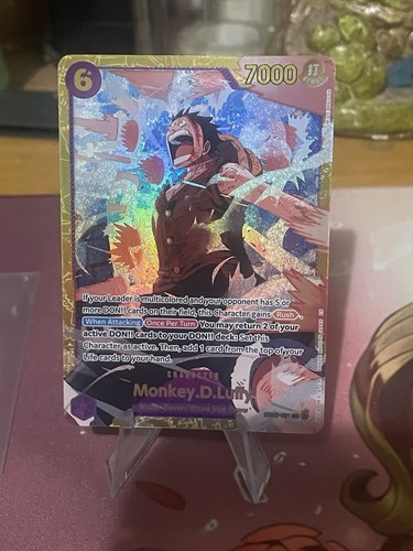 Monkey.D.Luffy EB02-061 SEC Secret Rare ONE PIECE Anime 25th ...