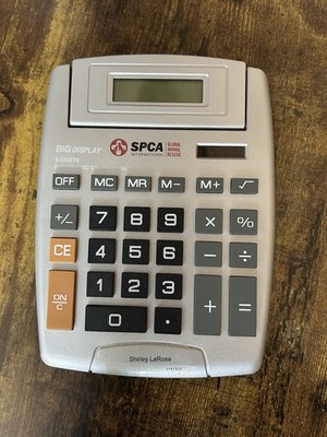 🧮 SPCA International Calculator | Big Display | 8-Digit | Battery Powered 🔋 | eBay