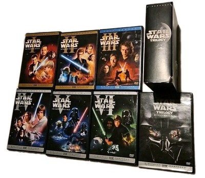 Star Wars DVD Prequel Trilogy & Original Trilogy 6 Widescreen #3 FULL ...