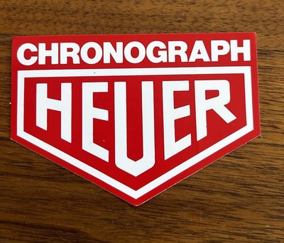 TAG HEUER Sticker - Le Mans Porsche 911 Gulf Mcqueen racing F1 nascar ...