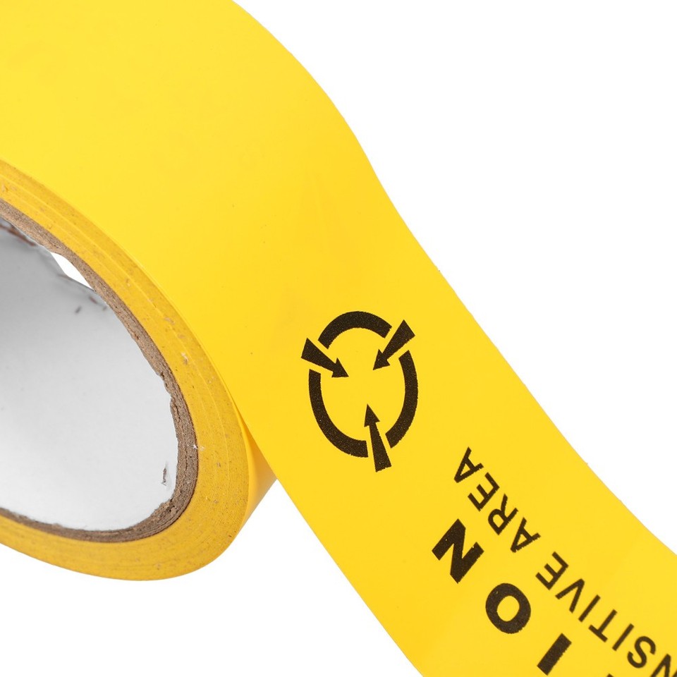 Barrier Tape Warning Stickers Anti-static Floor Sign Marking Label ...