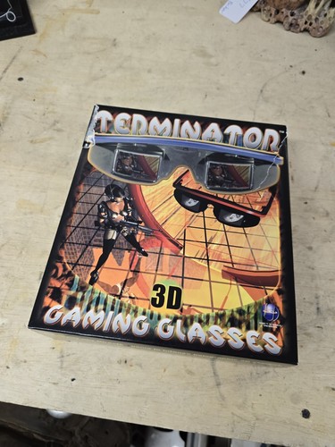 VTG 3D Terminator Gaming Glasses Virtual Reality VR CD Rom Directx | eBay