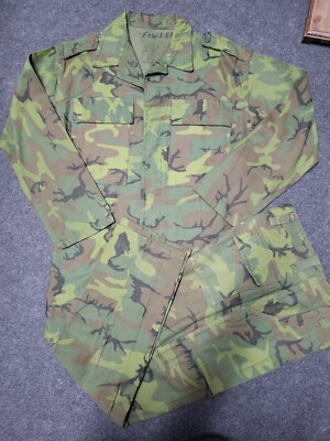 Authentic Vietnam era early ERDL Invisible pattern uniform set | eBay