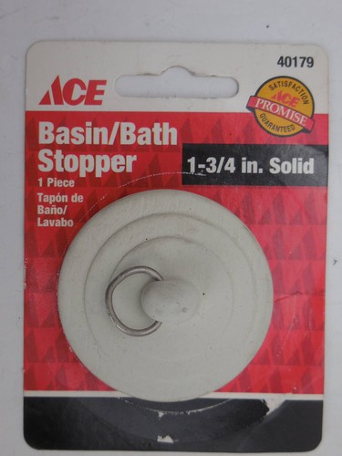 Ace 1-3/4" Diameter Solid Sink Stopper 40179 #813 | eBay