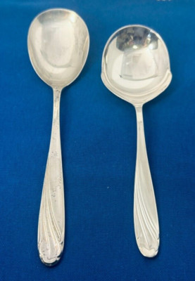 WMF Wien Vienna Silverplate Flatware- Serving Spoon & Casserole Spoon ...