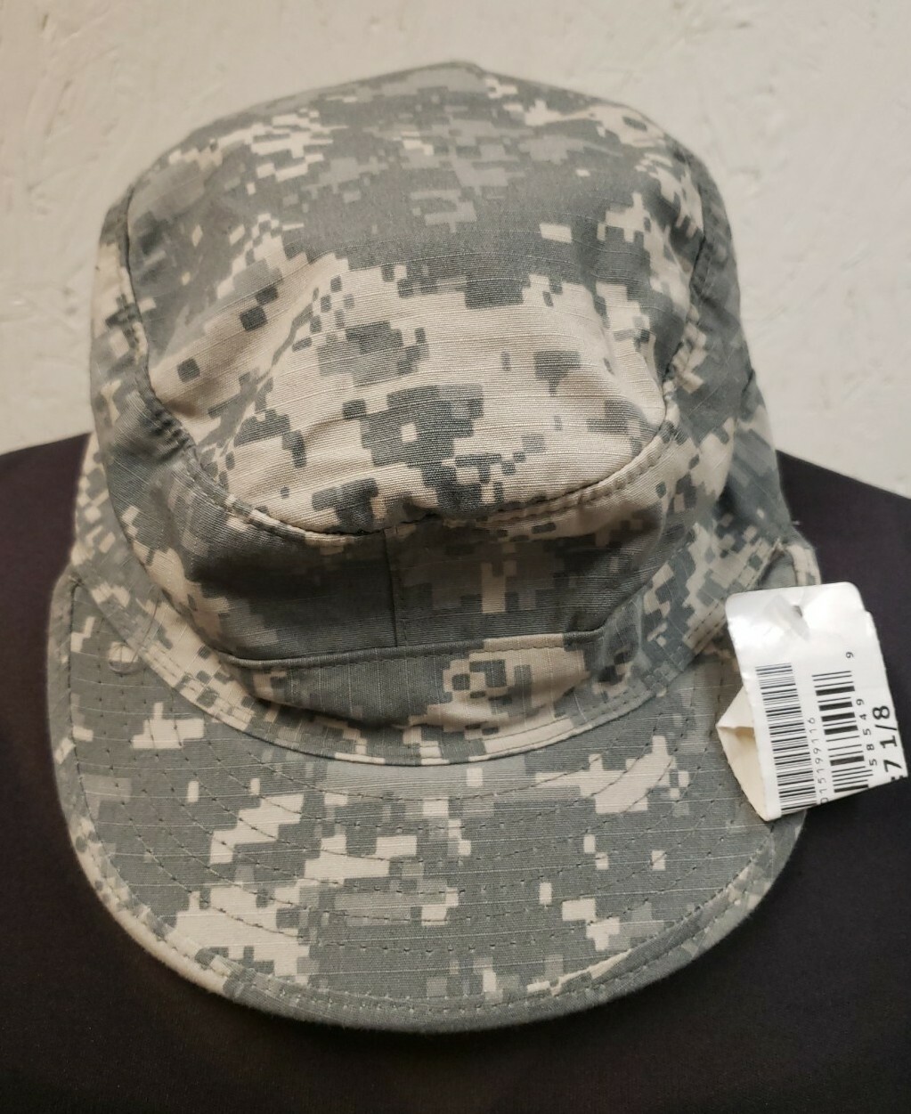 Genuine US ARMY Issued Patrol CAP ACU Digital Camouflage Ripstop Size 7 ...