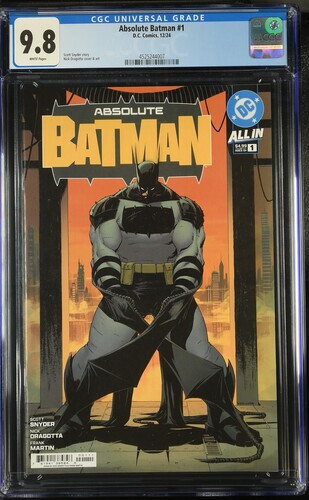 Absolute Batman #1 Nick Dragotta Cover A CGC 9.8 DC 2024 | eBay
