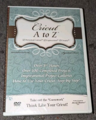 NEW CRICUT A TO Z DVD THINK LIKE YOUR CRICUT SEALED CRAFTS PROJECTS | eBay