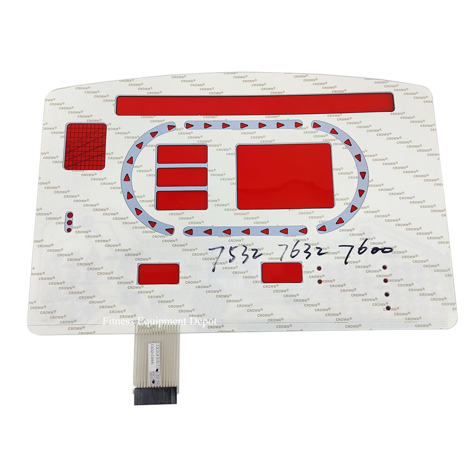 Keypad STAR TRAC 7532 7632 7600 Treadmill Button Panel Control Membrane ...