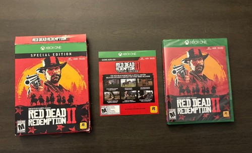 Red Dead Redemption II 2 Xbox One Special Edition Slip Case Box *Game ...