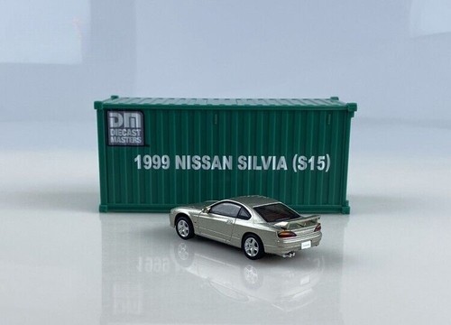 DM 1/64 Scale Nissan Silvia S15 1999 Silver Diecast Car Model Toy Gift ...
