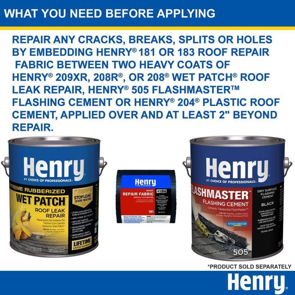 Henry 4.75 Gallon Ultra-Premium 555 Fibered Aluminum Reflective Roof ...