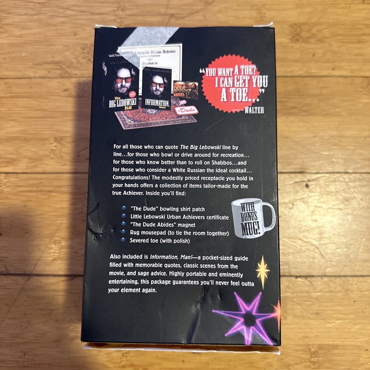 Lebowski Toe Quotes The Big Lebowski Kit: The Dude Abides Information
