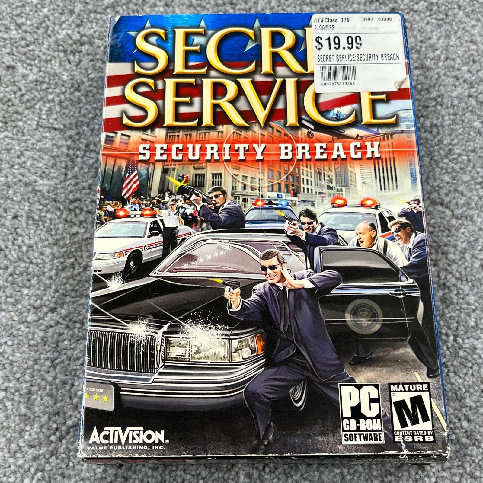 Secret Service Security Breach PC CD Rom Video Game Small Box Factory ...
