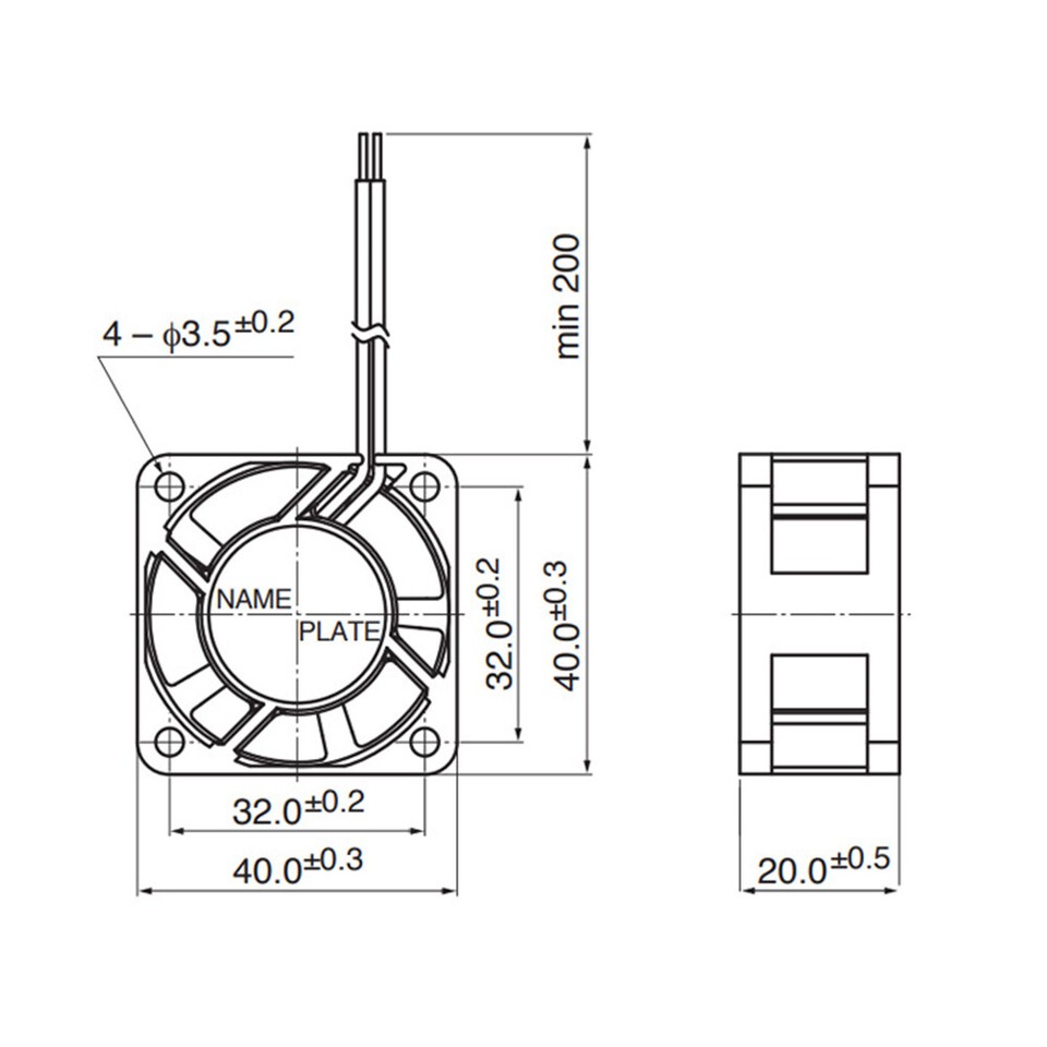 For NMB 4020 24V FANUC 04020VA-24L-AL Axial Flow Small Cooling Fan | eBay