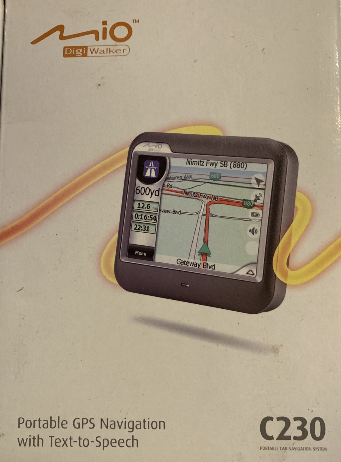 Mio Digi Walker Portable GPS Navigation w/text to speech C-230 | eBay