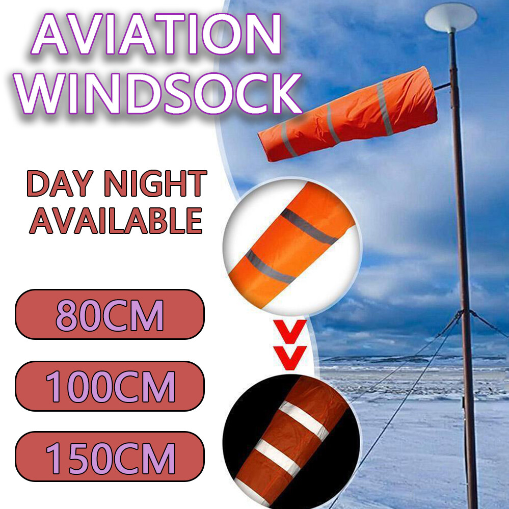 80-150CM Airport Aviation Windsock Wind Sock Rip-stop Outdoor ...