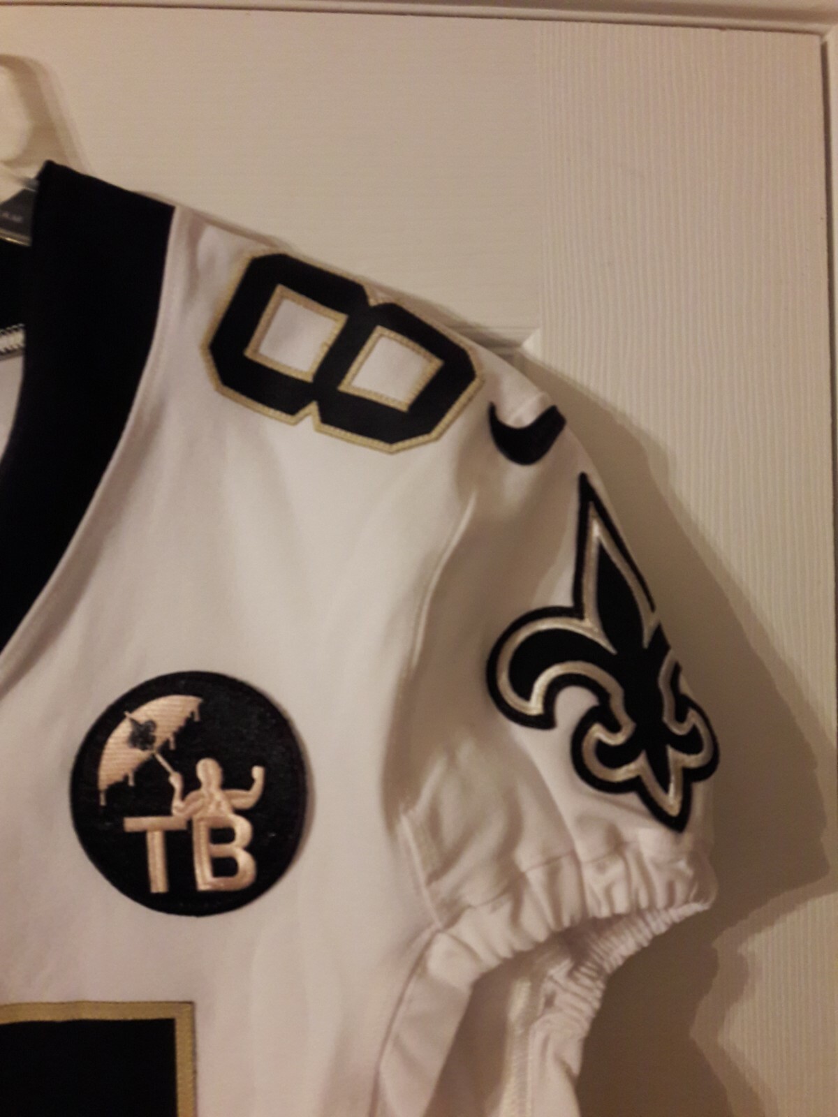 Brandon Tate 2018 NEW ORLEANS SAINTS GAME USED WORN JERSEY TOM BENSON ...