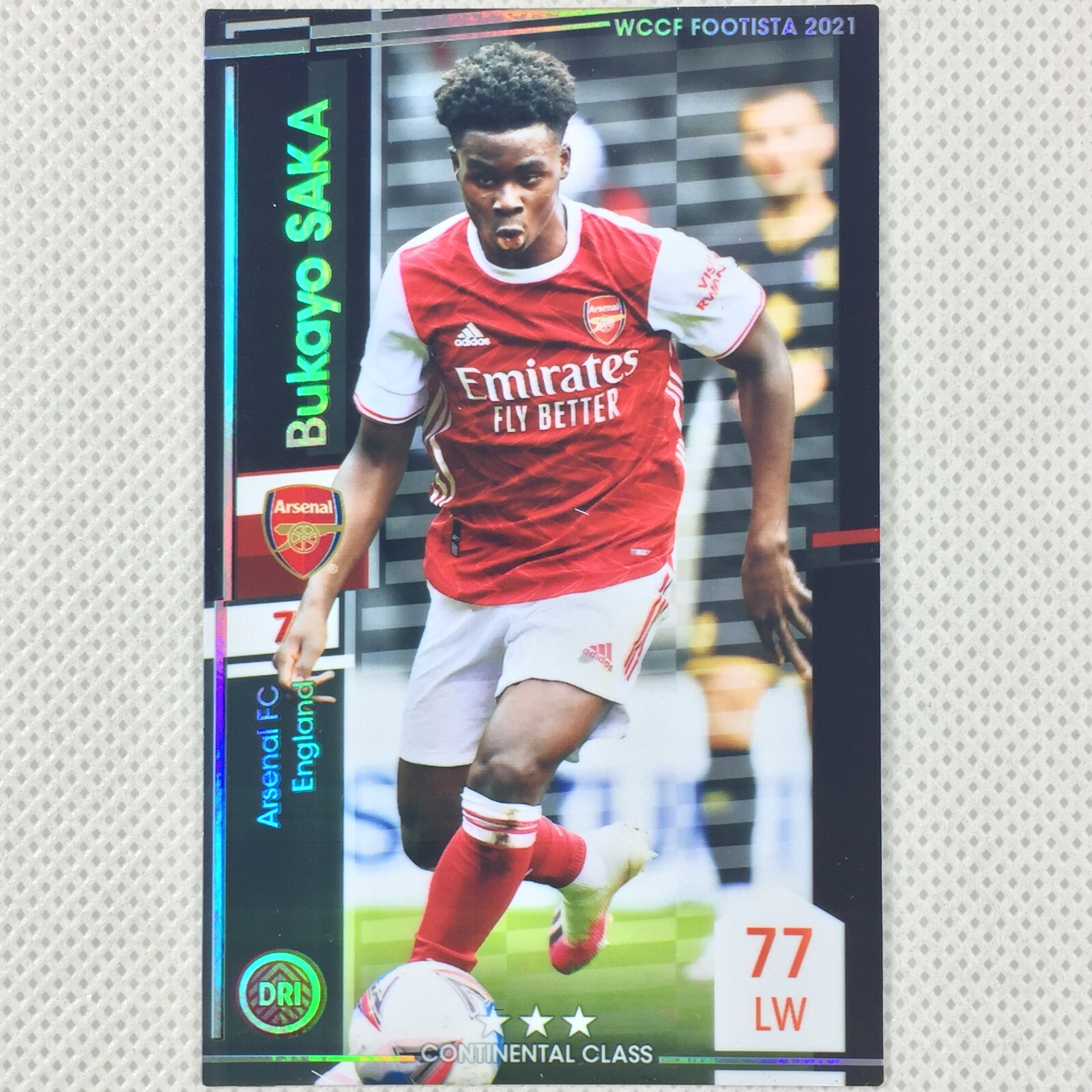 Panini WCCF FOOTISTA 2021 Bukayo Saka Arsenal Rookie F21R England Japan ...