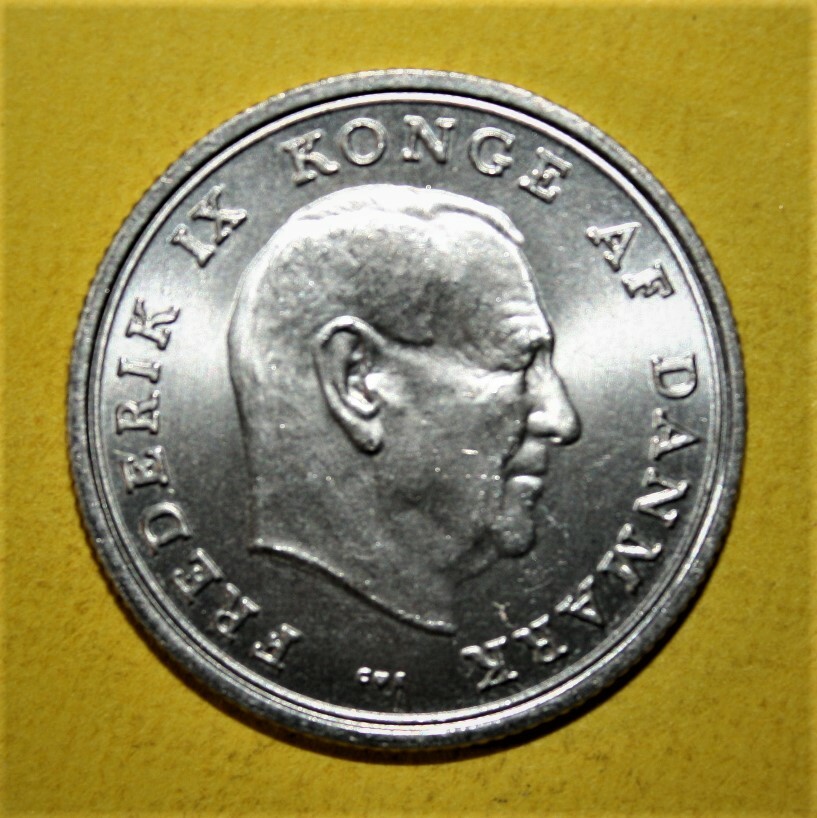 S7 - Denmark 1 Krone 1968 Brilliant Uncirculated Coin *** Beautiful | eBay