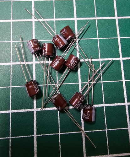 QTY 10 pcs 82 uF 10v Nippon SXE Radial Electrolytic Capacitor FREE ...