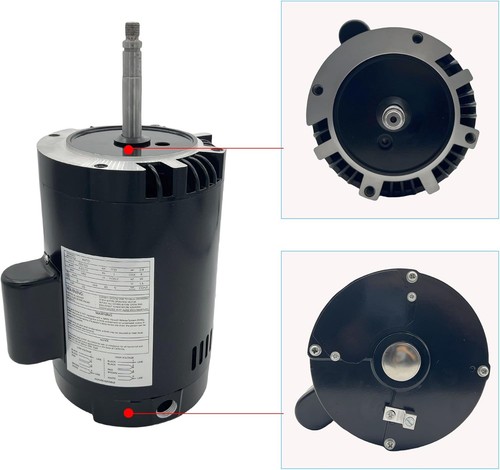 B625 3/4HP 3450RPM 115/230V Pool Booster Pump Replacement Motor For PB4 ...