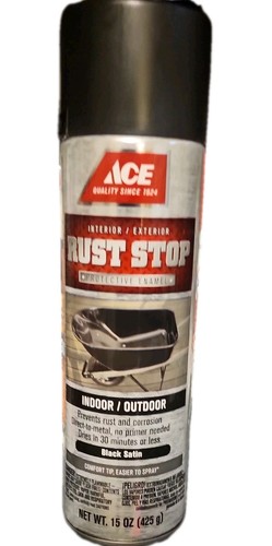 Ace Rust Stop Spray Paint Black Flat 3 for 20!!! | eBay